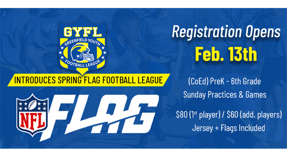 Greenfield Youth Football League > Home